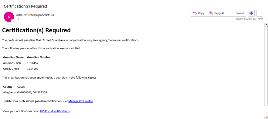 GTS News - Guardians